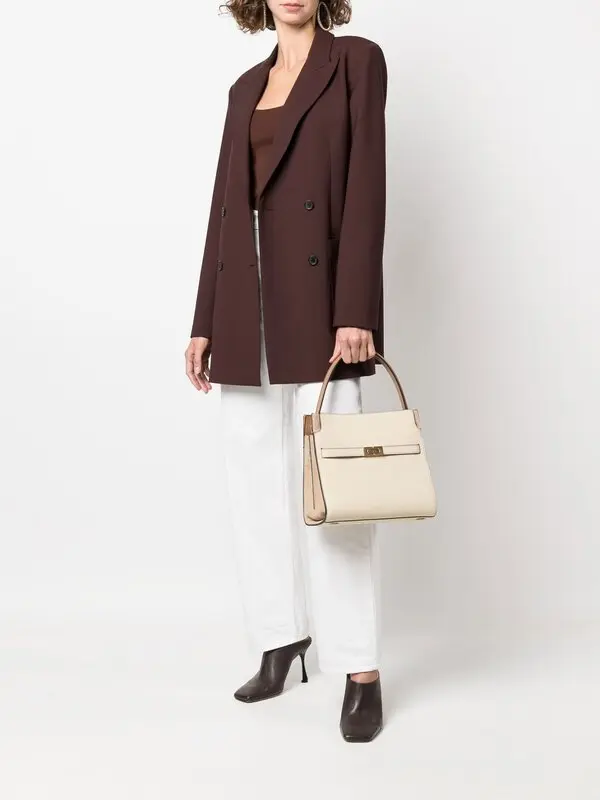 Tory Burch Small Lee Radziwill Tote Bag - Neutrals