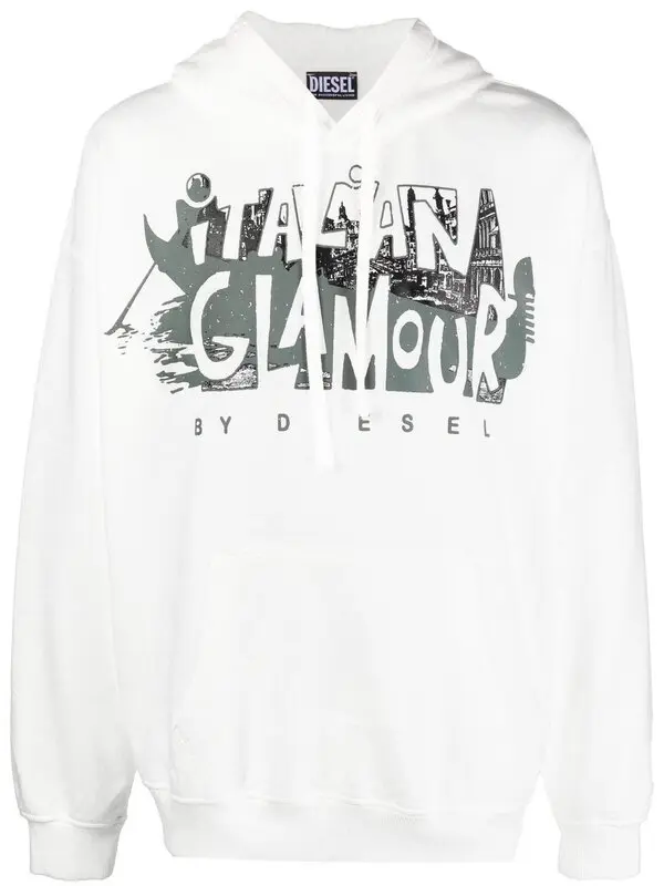 DIESEL® Graphic-print Hoodie