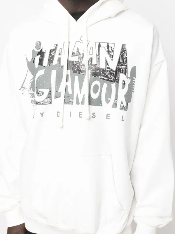 DIESEL® Graphic-print Hoodie