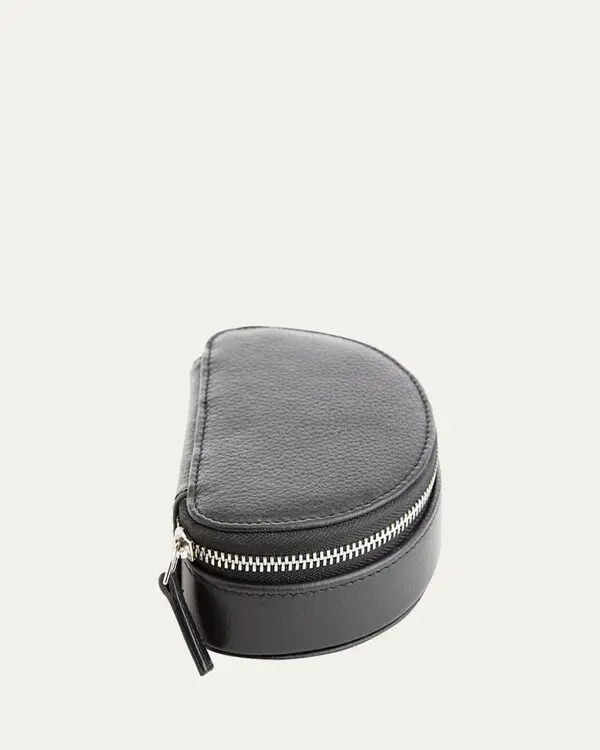 ROYCE NEW YORK Personalized Leather Compact Jewelry Case