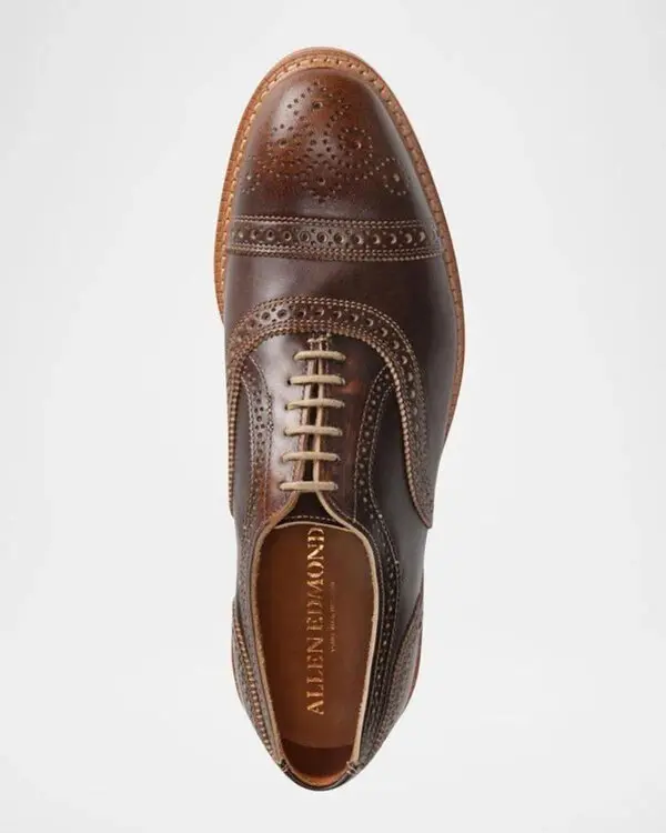 Allen Edmonds Strandmok Leather Oxford Shoes - Brown