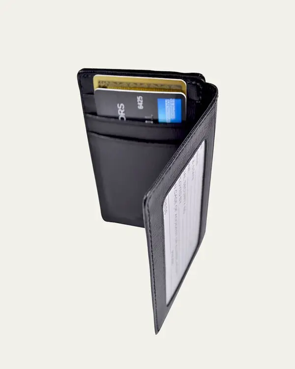 ROYCE NEW YORK Personalized Leather Money Clip Wallet