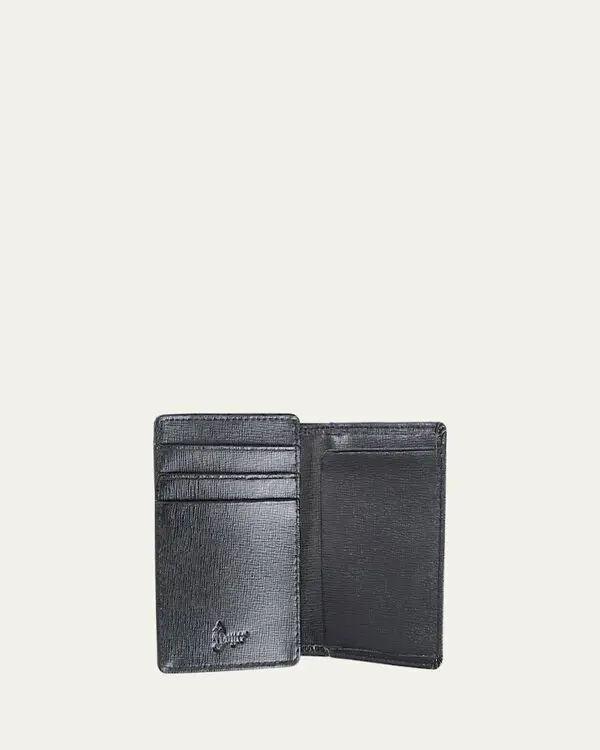 ROYCE NEW YORK Personalized Leather Money Clip Wallet