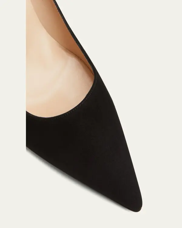 Manolo Blahnik 90mm Bb Suede Pumps - Black