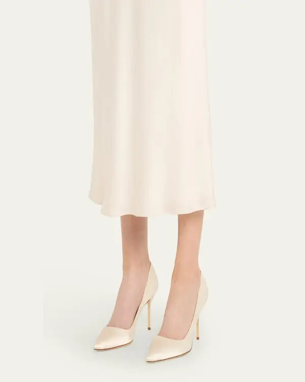 Manolo Blahnik Bb 90mm Pumps - Light Cream