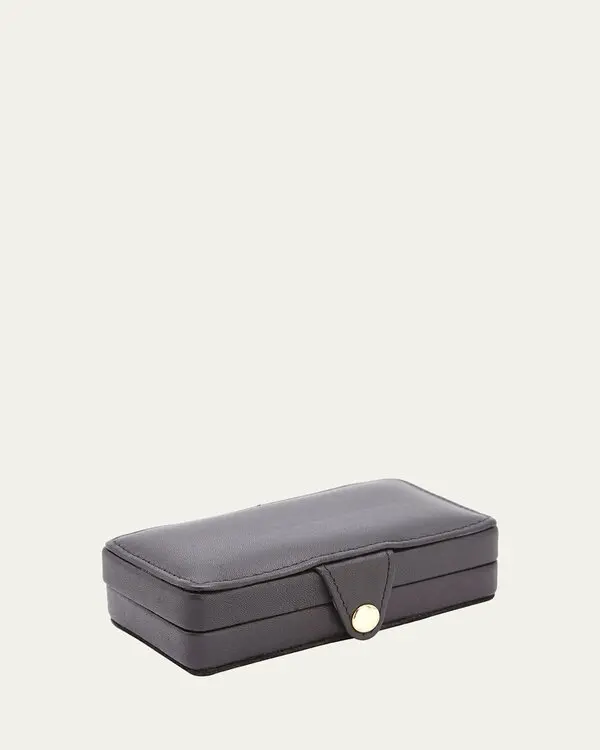 ROYCE NEW YORK Personalized Leather Manicure Grooming Kit - Black