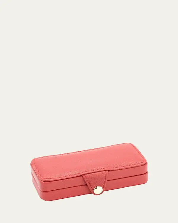 ROYCE NEW YORK Personalized Leather Manicure Grooming Kit - Red