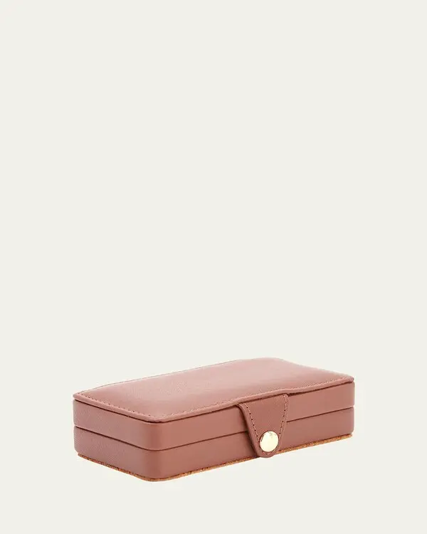 ROYCE NEW YORK Personalized Leather Manicure Grooming Kit - Tan