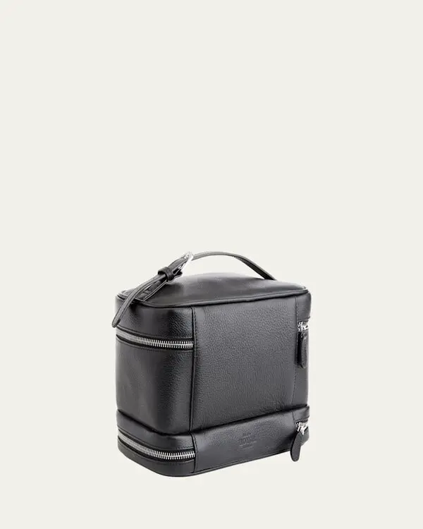 ROYCE NEW YORK Personalized Leather Makeup Bag