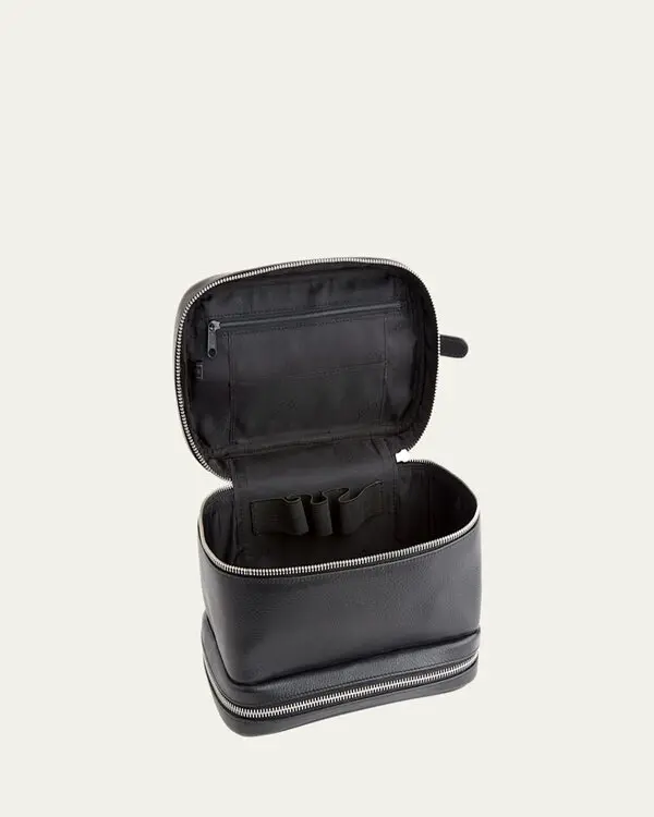 ROYCE NEW YORK Personalized Leather Makeup Bag