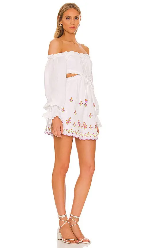 Majorelle Wesley Mini Dress - Ivory Daydream