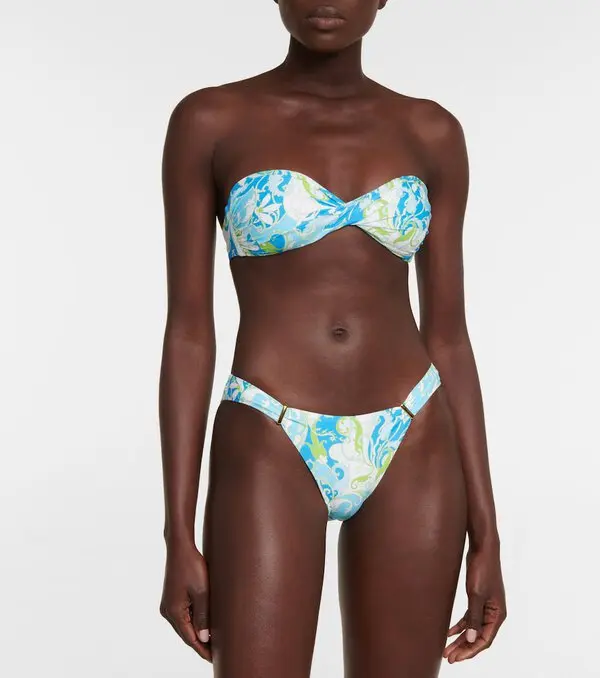 Melissa Odabash Martinique Bikini Top - Blue