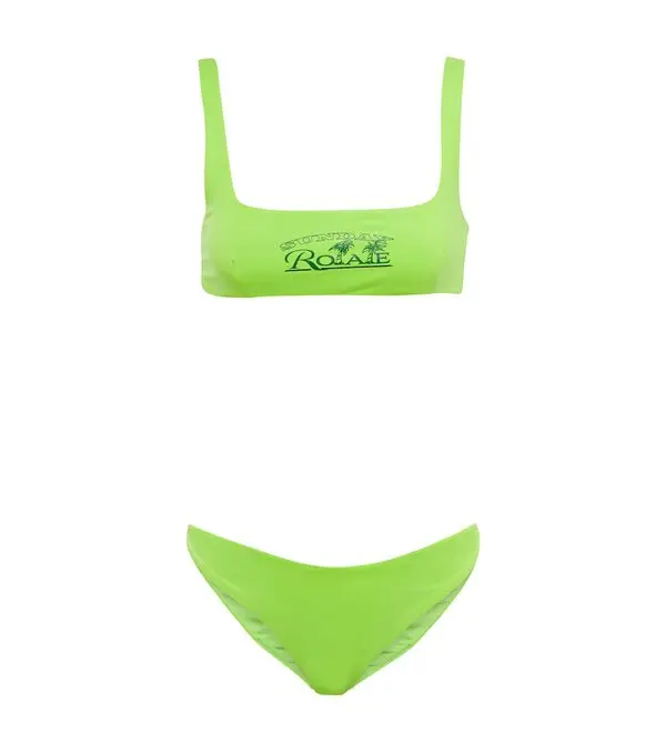 Remain Birger Christensen Pearla Logo Bikini - Green