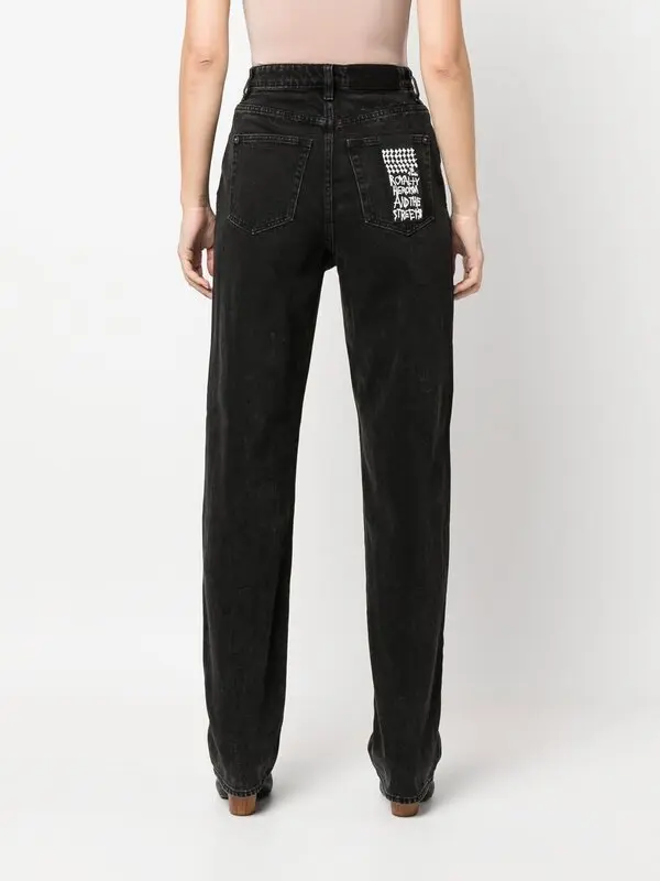 Ksubi Playback Straight-leg Jeans - Black