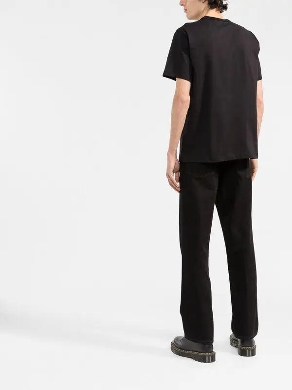 Versace Logo-print Crew Neck T-shirt