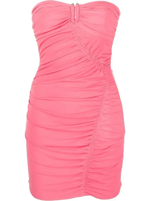 SELF-PORTRAIT Ruched Strapless Dress
