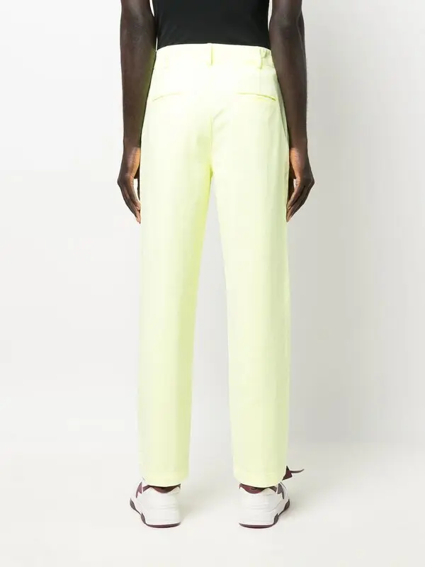 Palm Angels Four-pocket Cotton Straight-leg Trousers