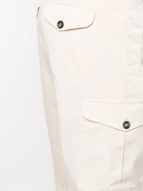 Brunello Cucinelli Pressed-crease Multi-pocket Straight-leg Trousers