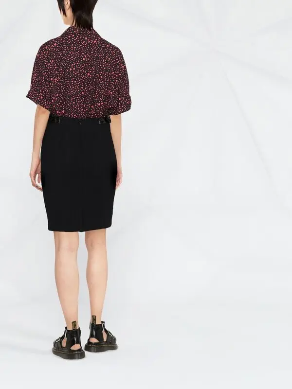 Moschino Strap-detail Pencil Skirt