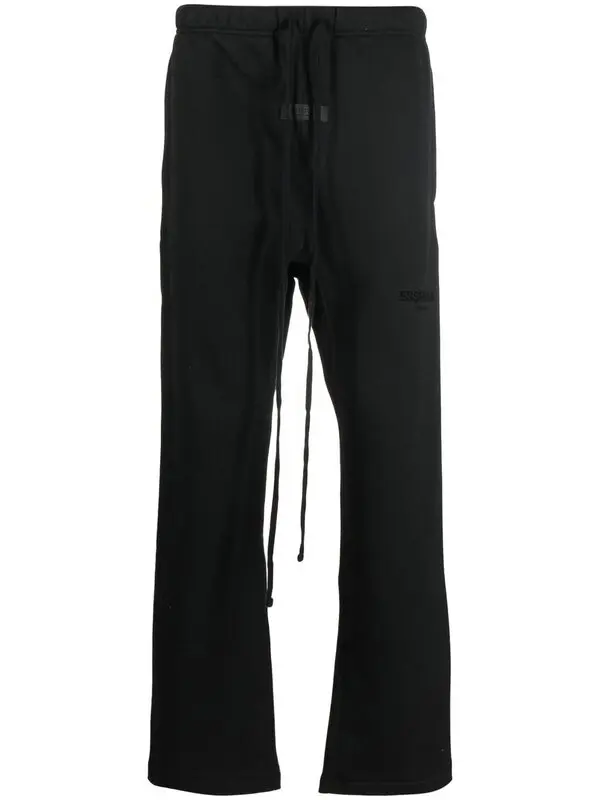 Fear Of God Logo Print Track Pants - Black