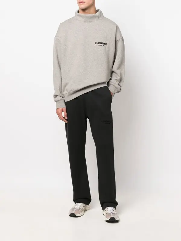 Fear Of God Logo Print Track Pants - Black