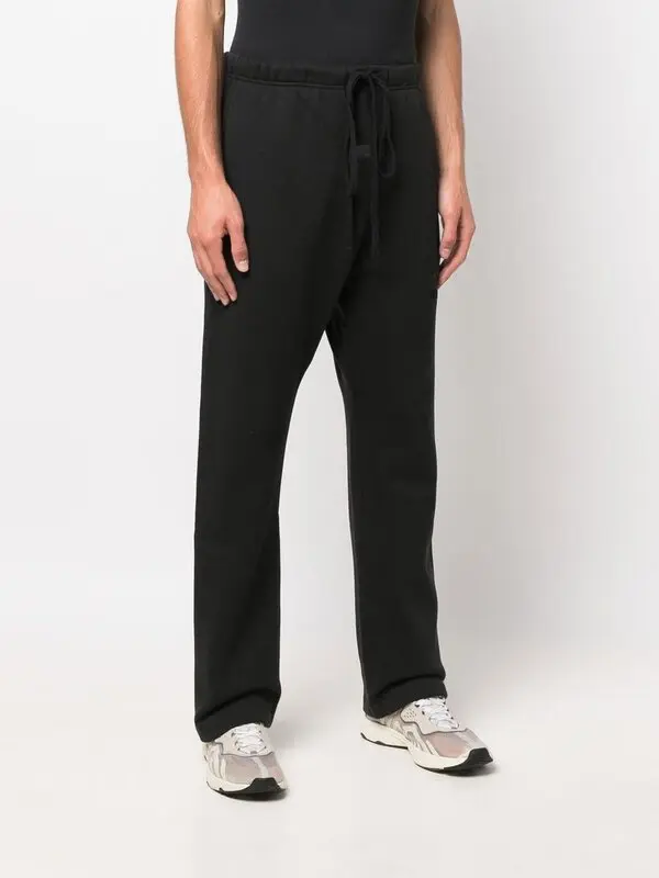 Fear Of God Logo Print Track Pants - Black