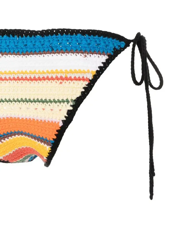 GANNI Crochet String Bikini Bottom
