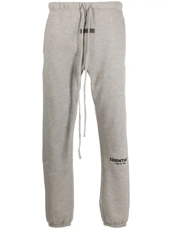 Fear Of God Logo-print Track Pants - Grey
