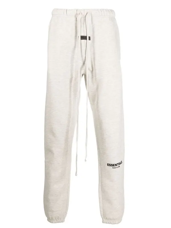Fear Of God Logo-print Track Pants - Neutrals