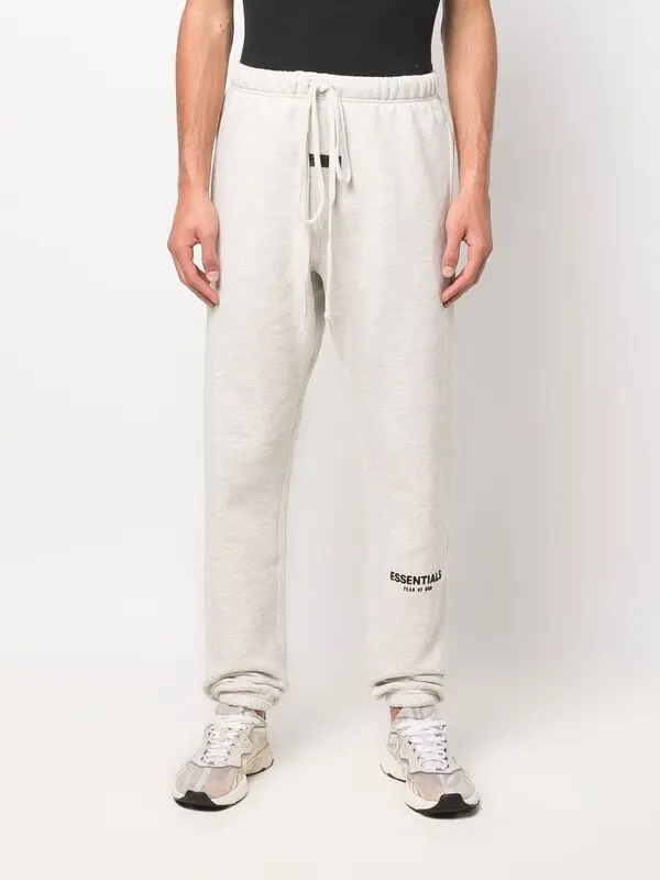 Fear Of God Logo-print Track Pants - Neutrals