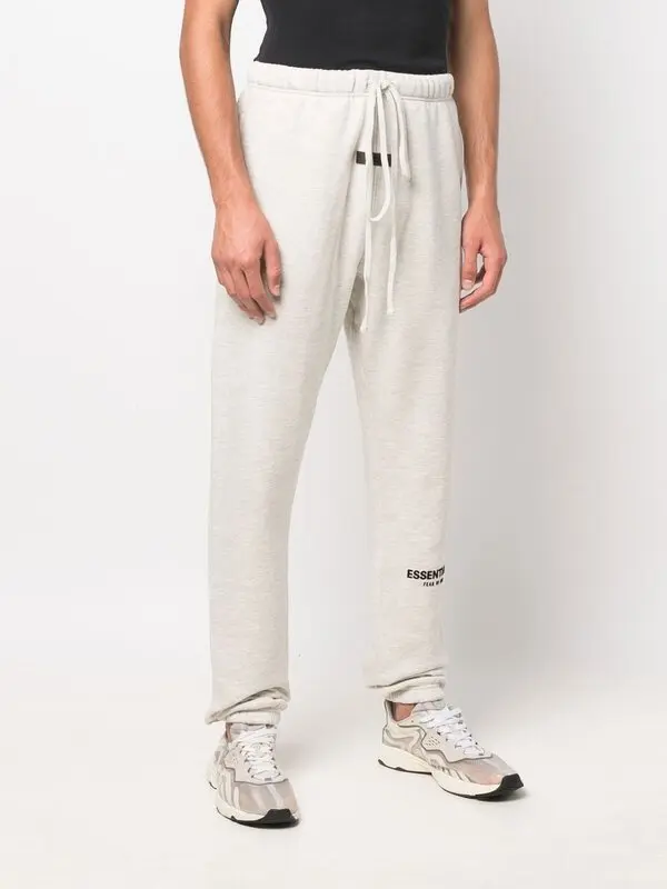 Fear Of God Logo-print Track Pants - Neutrals
