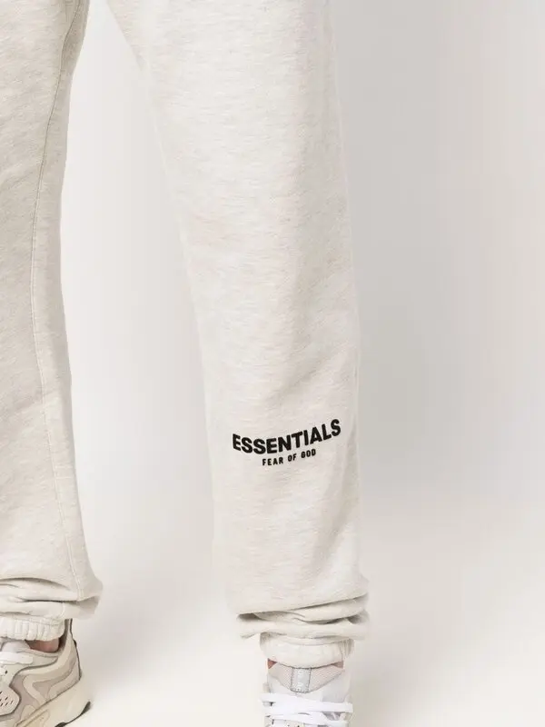 Fear Of God Logo-print Track Pants - Neutrals