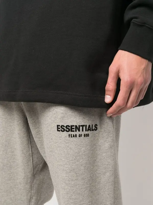Fear Of God Logo-print Track Pants - Grey