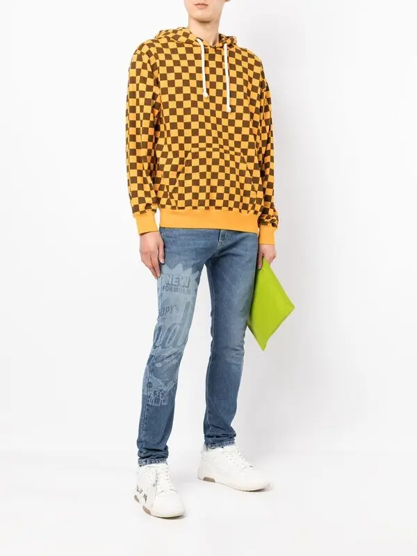 Iceberg Watermark-print Skinny Jeans