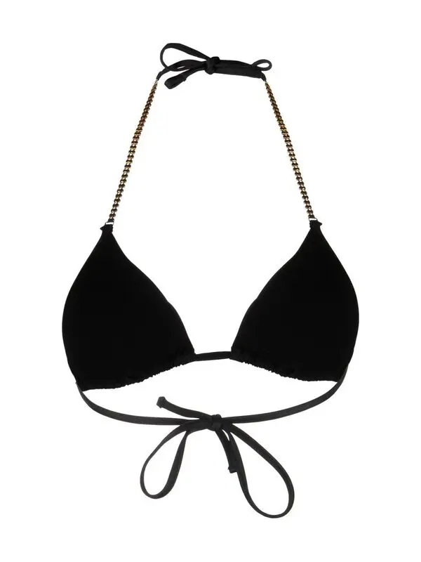CHIARA FERRAGNI Crystal-embellished Halterneck Bikini Top