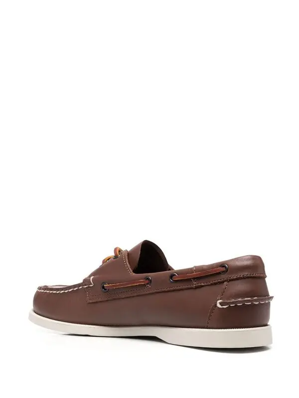 SEBAGO Front Lace-up Detail Boat Shoes - Brown