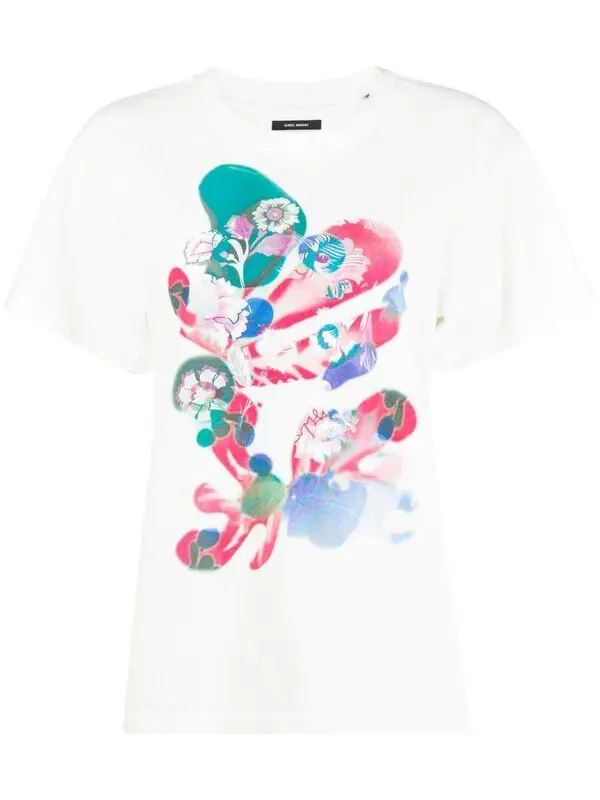 Isabel Marant Graphic-print T-shirt - White