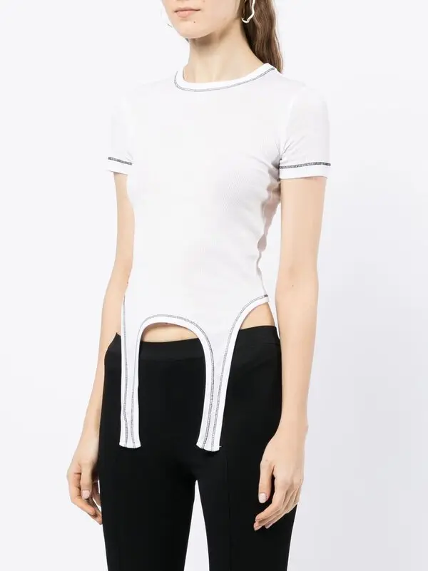 Helmut Lang Draped Short-sleeved T-shirt