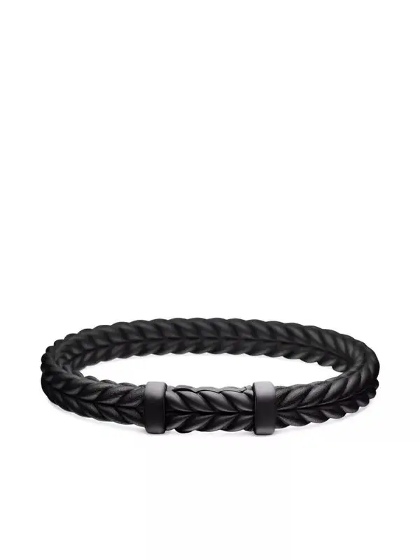 David Yurman Chevron Braided Bracelet - Black