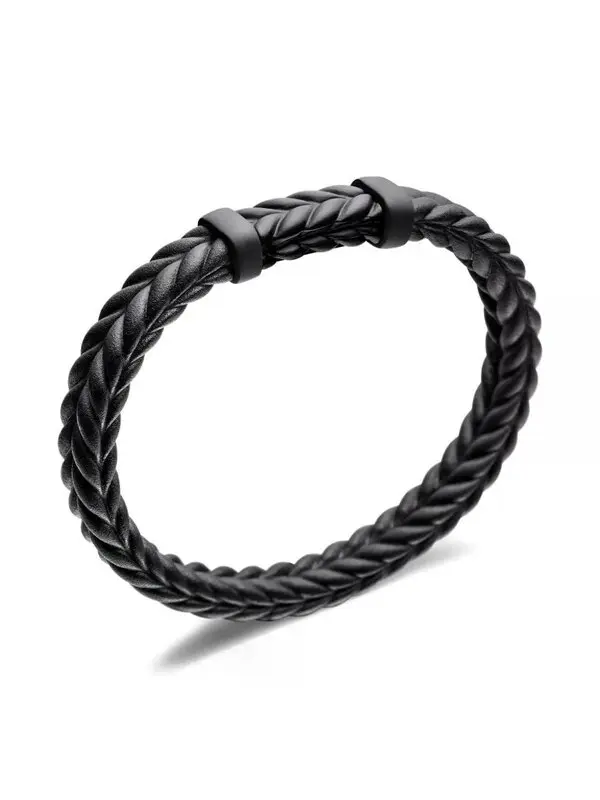 David Yurman Chevron Braided Bracelet - Black