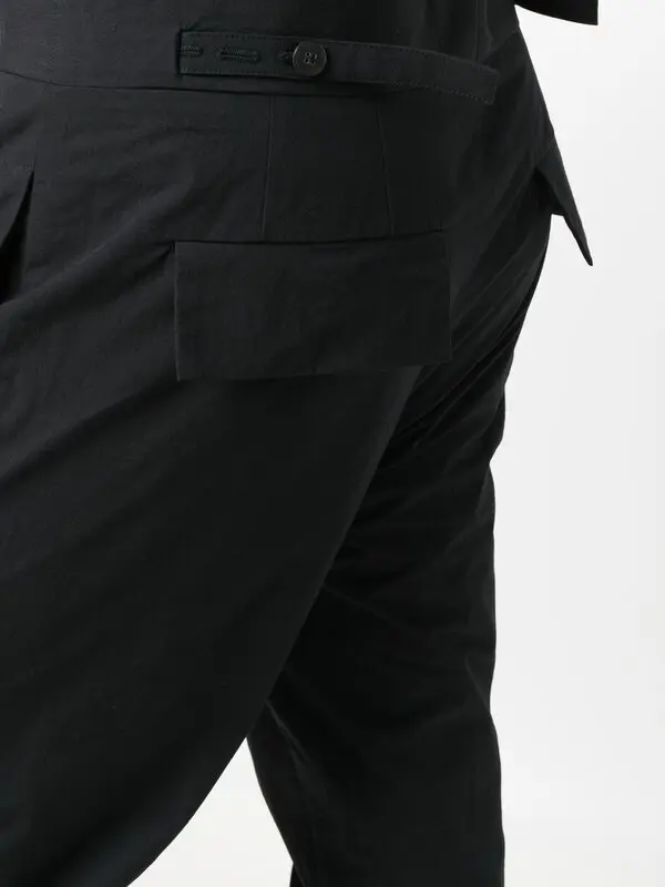 SAPIO Flap-pockets Cropped Trousers