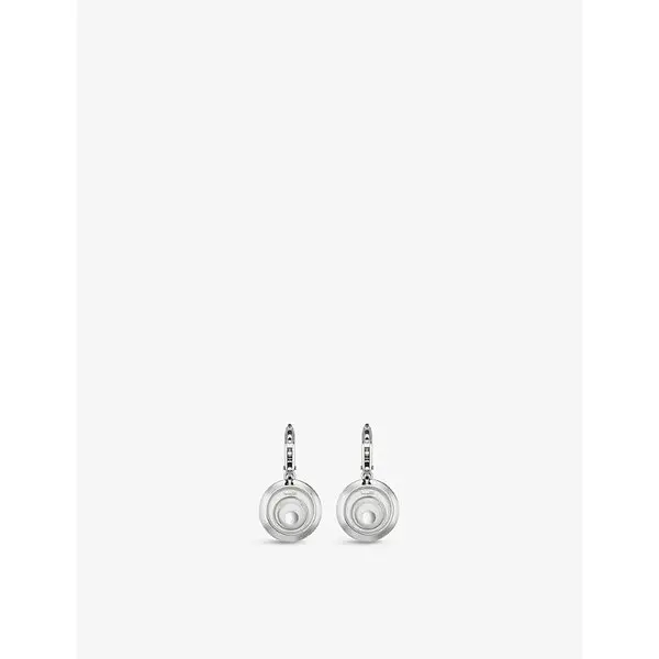 Chopard Happy Spirit 18ct White Gold And Diamond Earrings