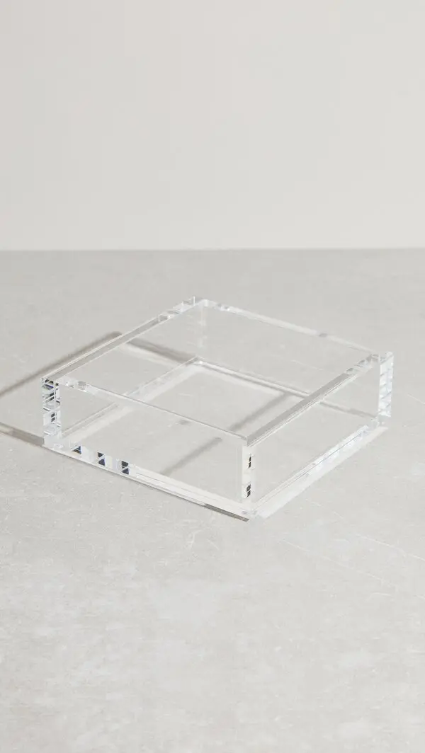 TIZO DESIGN Lucite Cocktail Napkin Tray