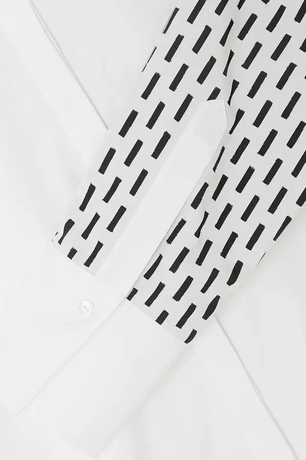 Partow Hugo Printed Cotton-poplin Shirt