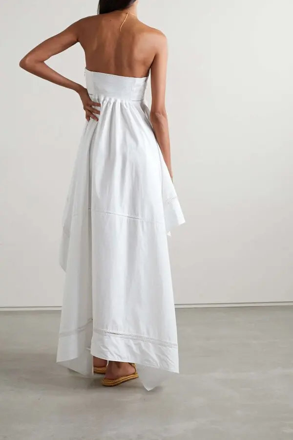 a.l.c. - blanca cotton maxi dress White Cotton Maxi Dress