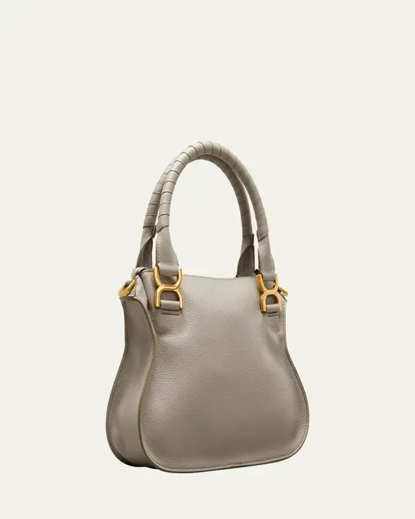 Chloé Marcie Small Satchel Bag - Cashmere Grey