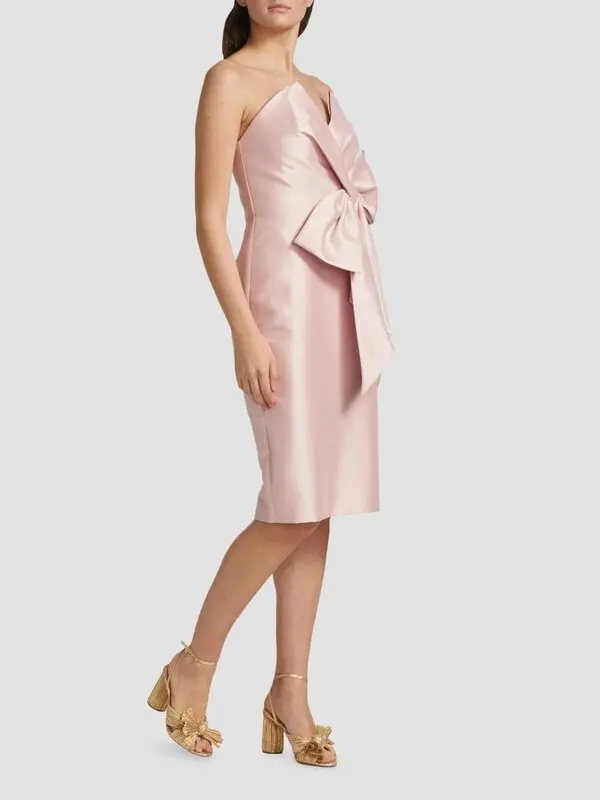Badgley Mischka Bow Cocktail Dress
