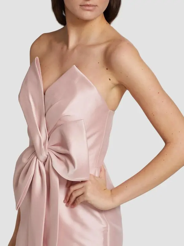 Badgley Mischka Bow Cocktail Dress