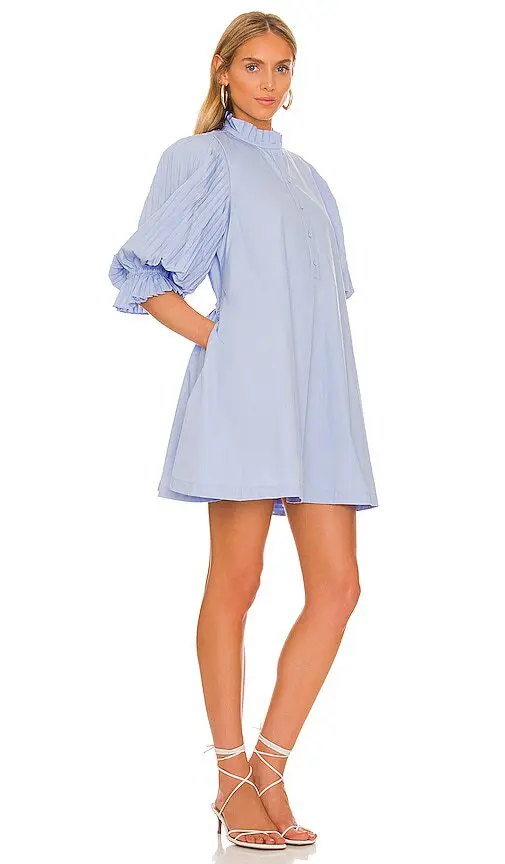 SOVERE / Pleated Sleeve Mini Dress