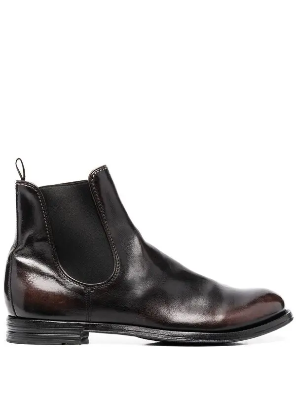 Officine Creative Leather Ankle Boots